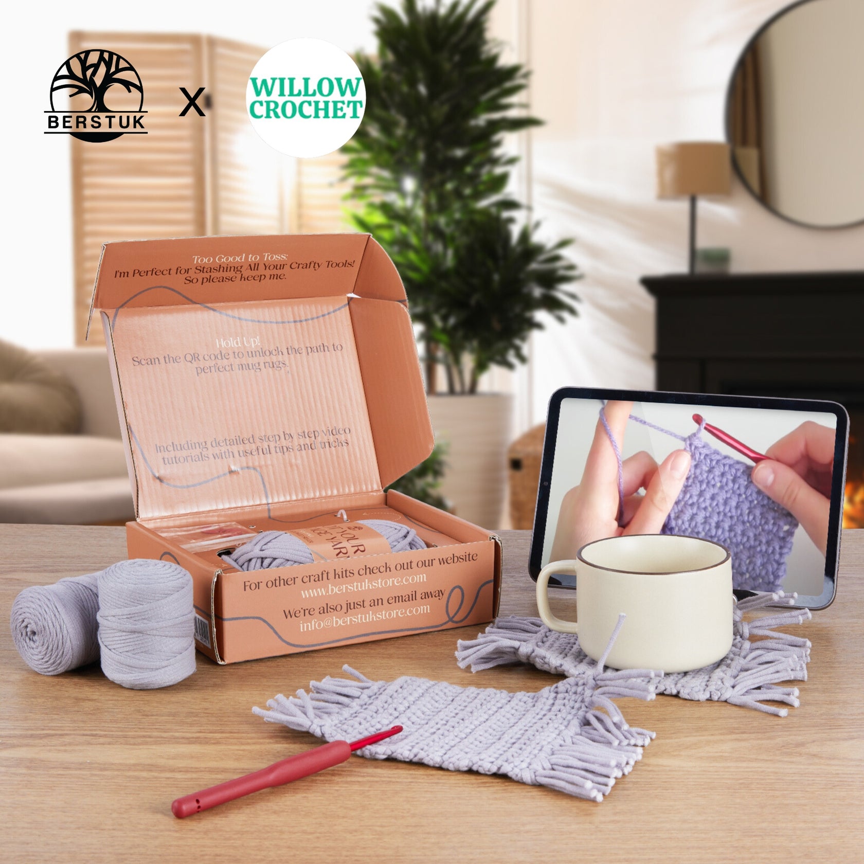 Crochet Kit for Adults - The Crochet Initiate Level 1 – Berstuk Store